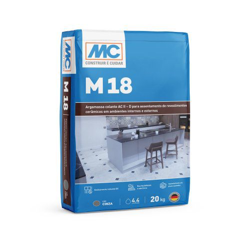 M 18 – Argamassa Colante AC III D de Alta Resistência | MC-Bauchemie ...