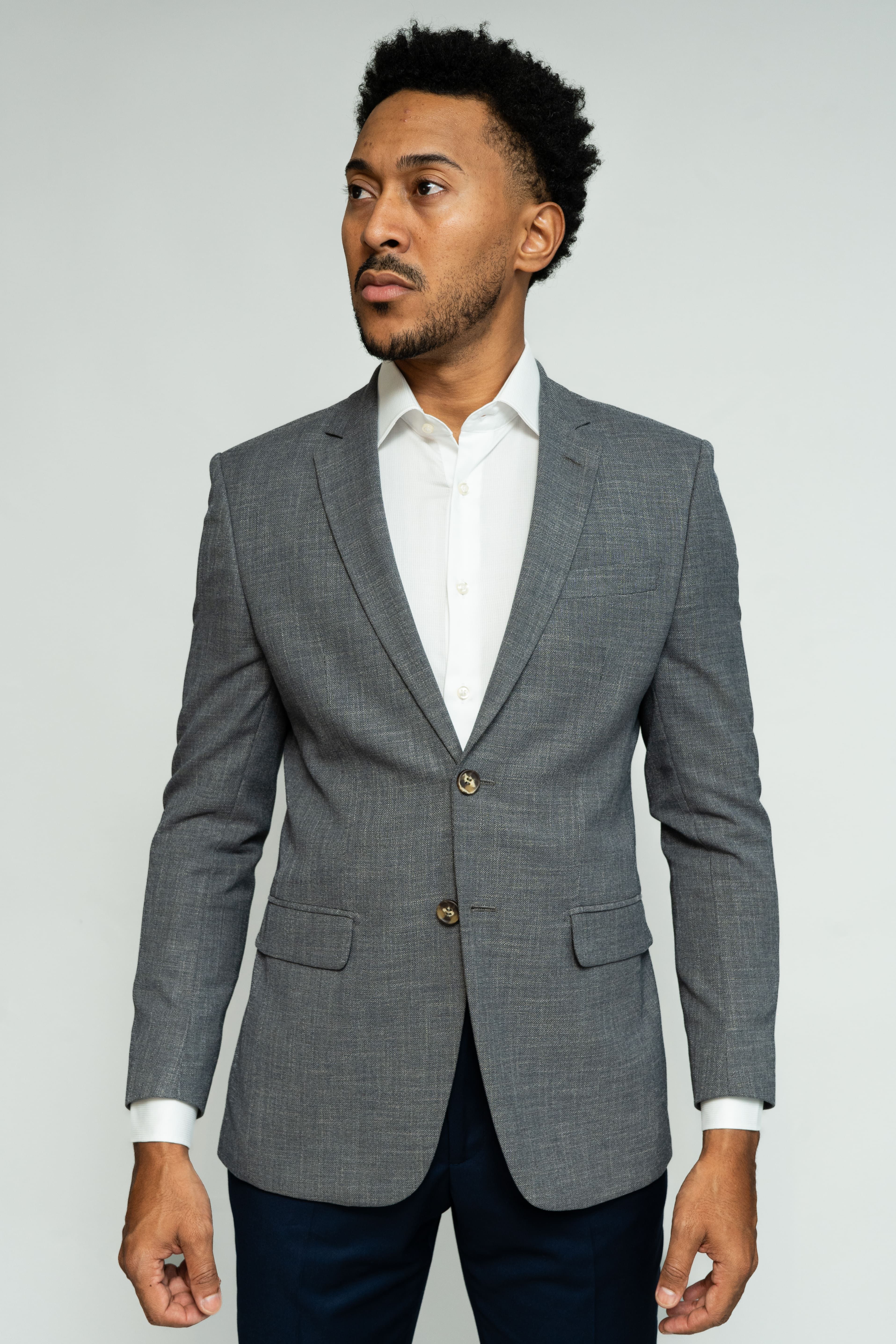 Blazer Stefano Cinza | Stefano Store