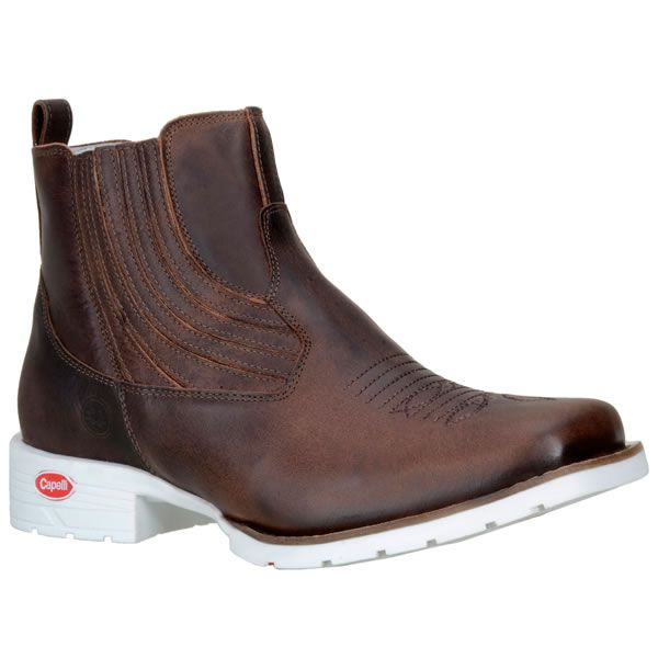 Botina Texana Masculina Capelli Boots Fóssil Café | Store Country