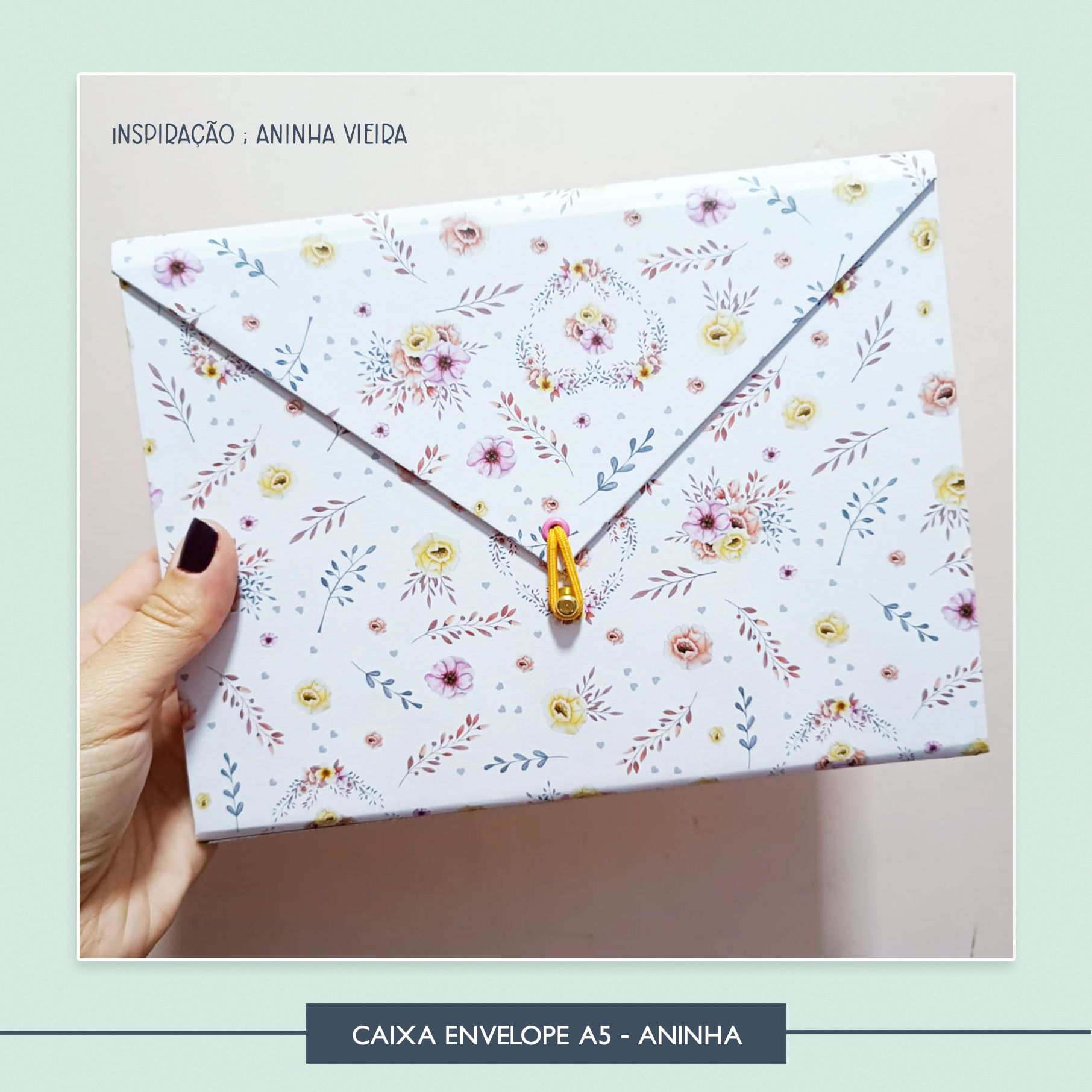 Caixa Envelope A5 - Aninha | Studio Office K