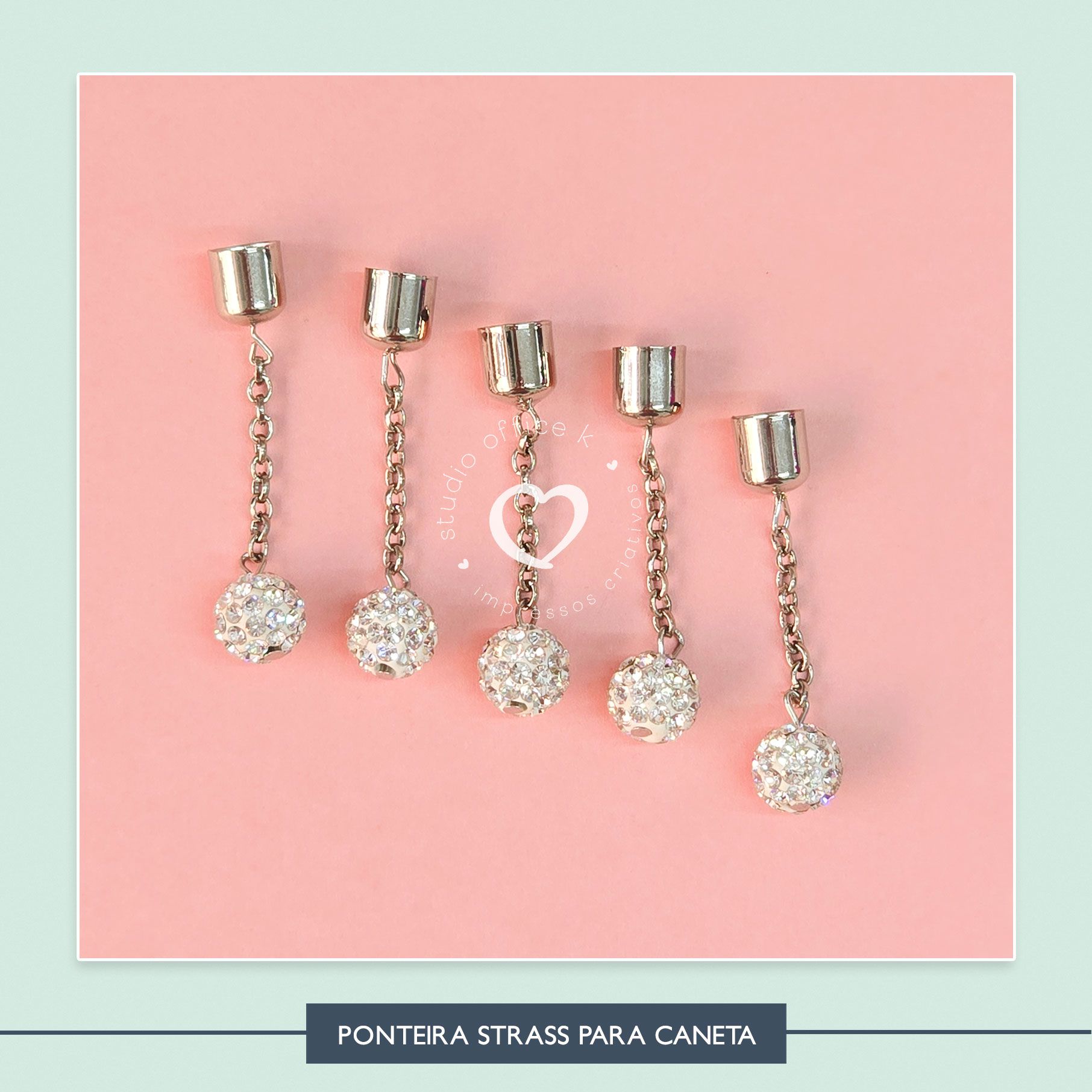 Ponteiras Strass para Canetas | Studio Office K