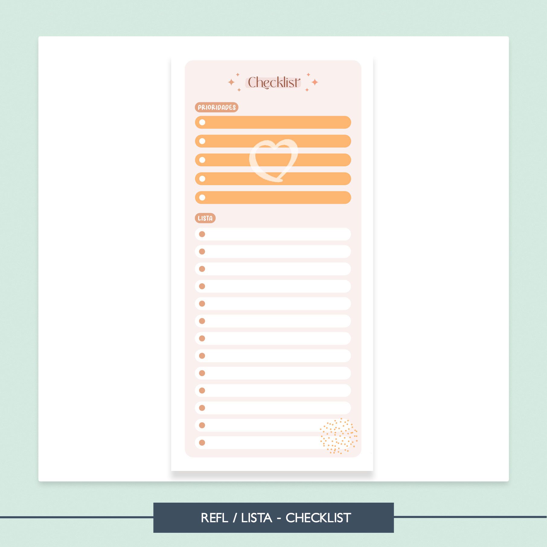 Refil / Lista - Check-list | Studio Office K