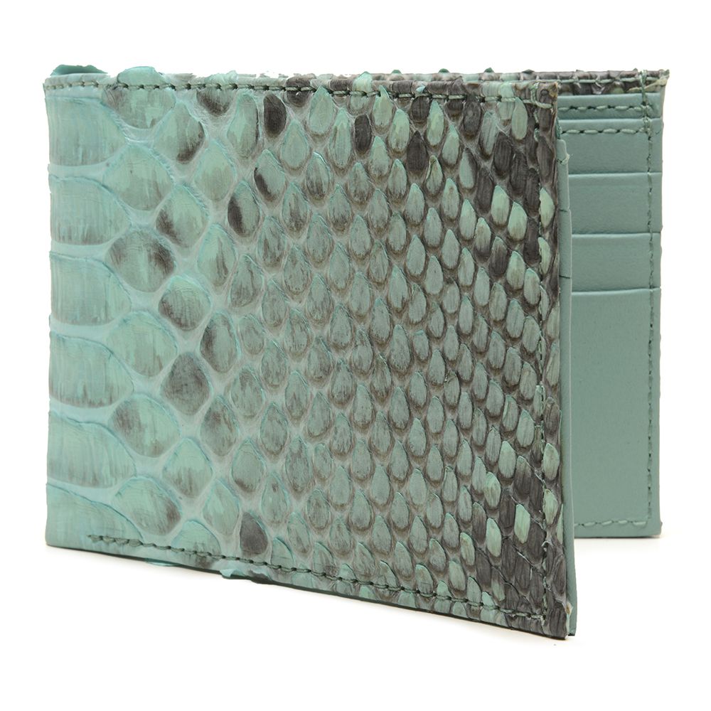 Carteira Masc. em couro de python (Python reticulatus) Tifany | Taia