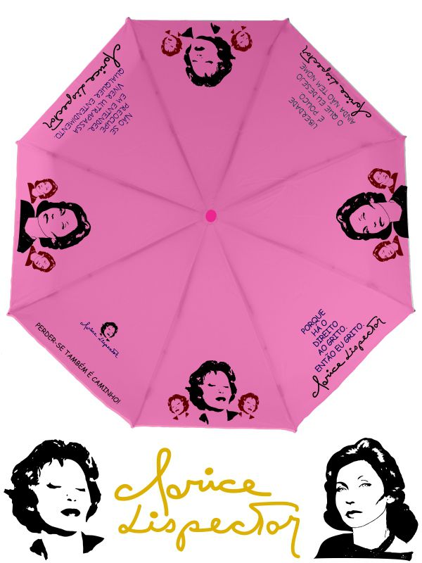 SOMBRINHA CLARICE - Pink - Tertúlia Produtos Literários