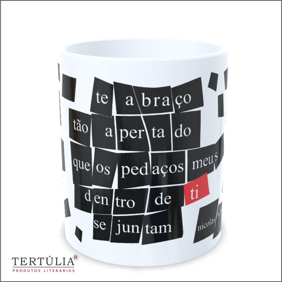 CANECA NICOLAS BEHR - Branca - Tertúlia Produtos Literários