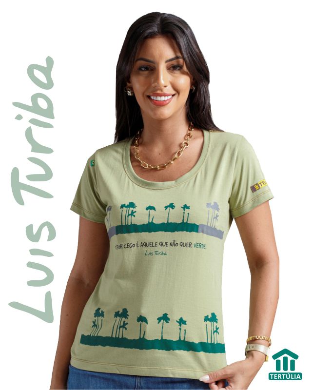 BABYLOOK LUIS TURIBA - Verde Claro - Tertúlia Produtos Literários