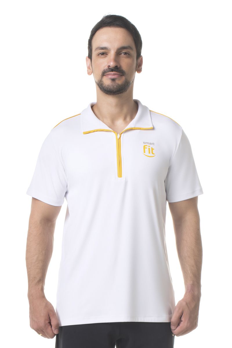 SMART - POLO MASCULINA - BRANCO | SMART FIT - STORE