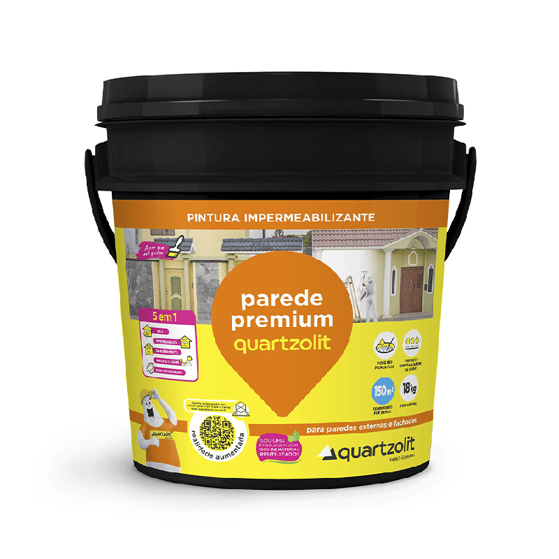 QUARTZOLIT IMPERM. PAREDE PREMIUM BRANCO 18KG | TINTAS PALMARES