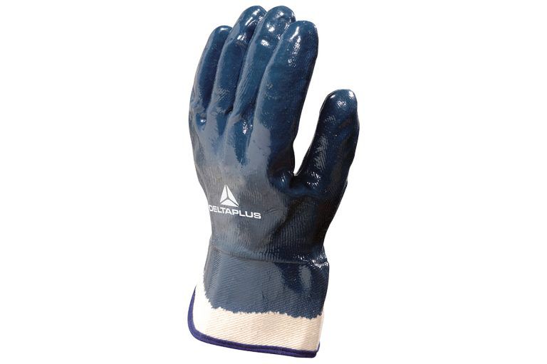 LUVA MALHA NITRILICA AZUL FRENTISTA NI175 T10 DELTAPLUS CA 36466 ...