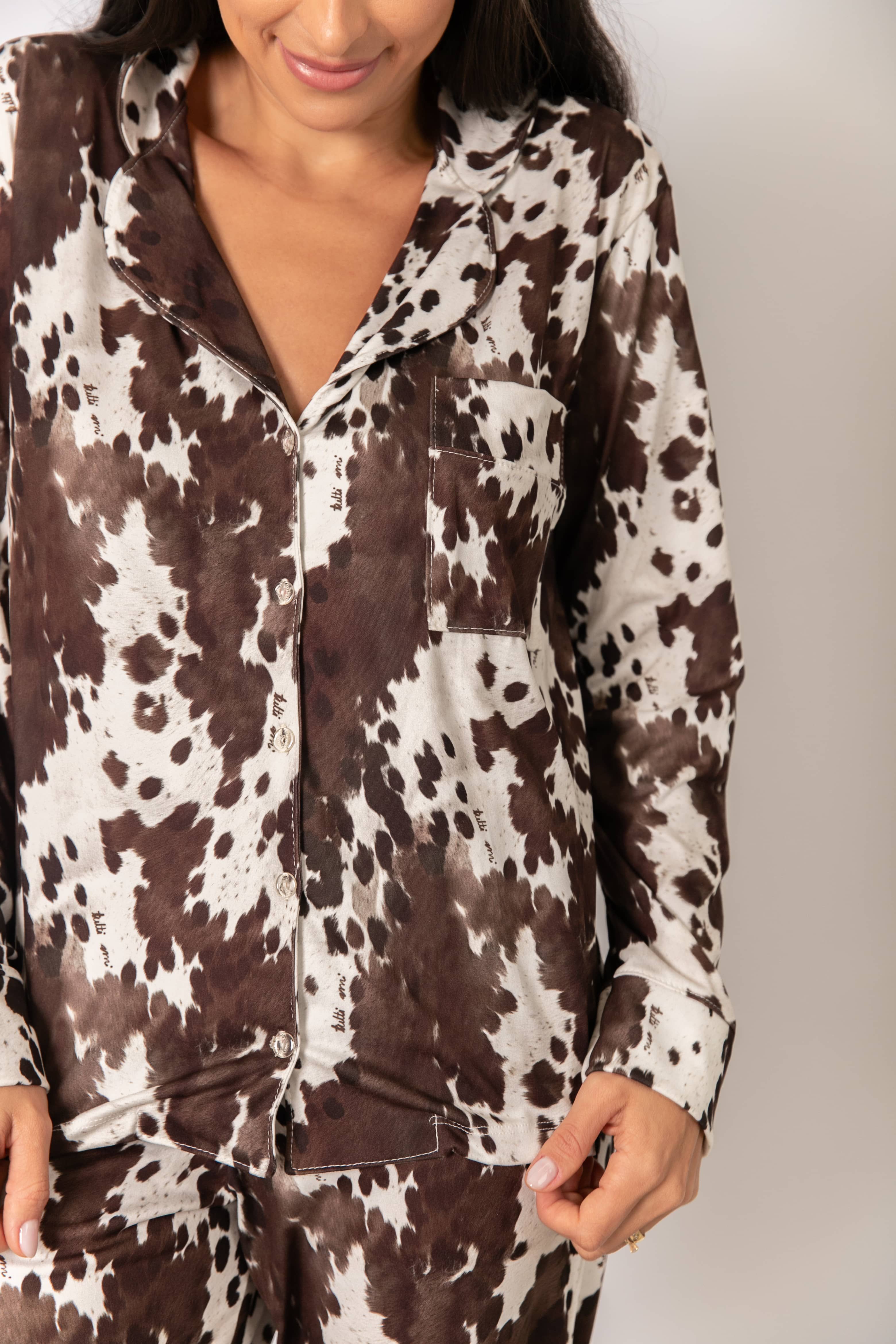 Pijama de Vaca Feminino Longo | TUTTI AMI - Loja Oficial