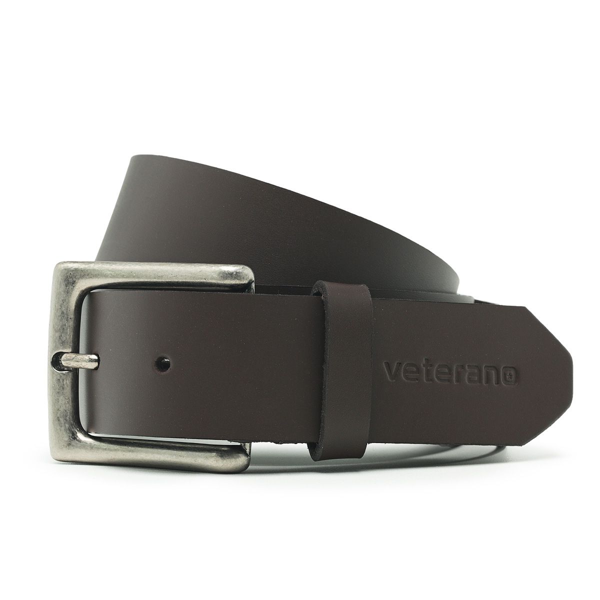 Cinto Couro Soleta Café | Use Veterano