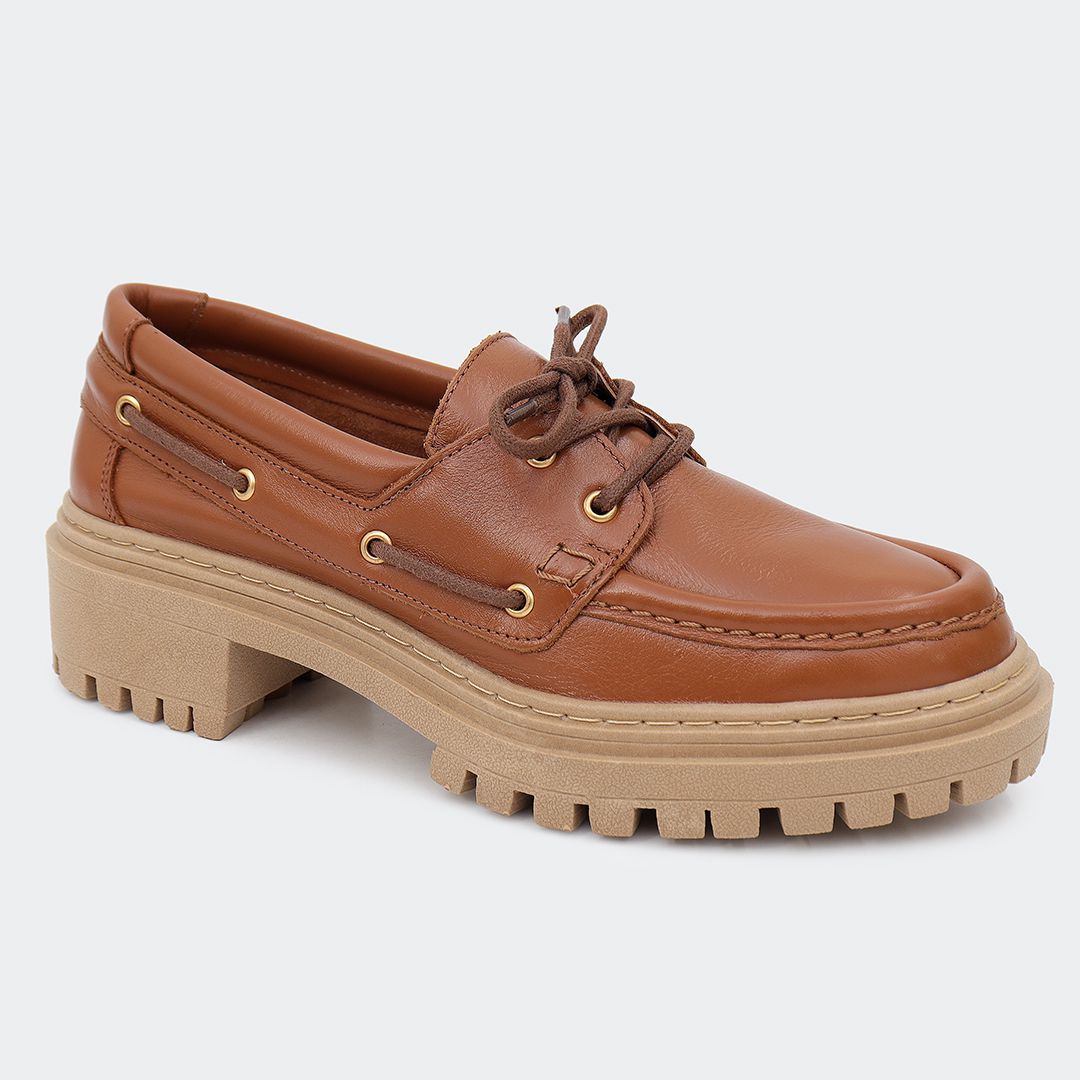 Mocassim Sevilha Camel Villa Griffe | Villa Griffe