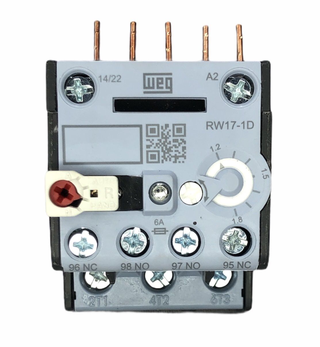 Rele De Sobrecarga Mini 1.2-1.8a Weg Rw17-1d3-d018 | MAQPART