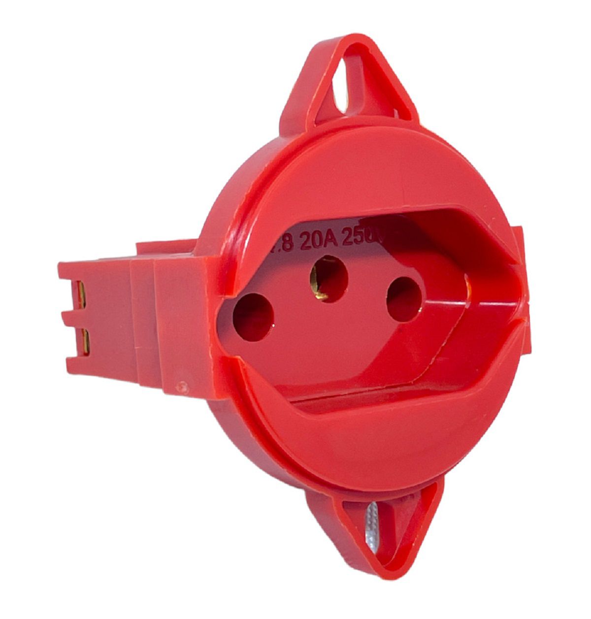 Tomada De Piso 2P+T Weg 20A 250V VERMELHO 12299132 | MAQPART