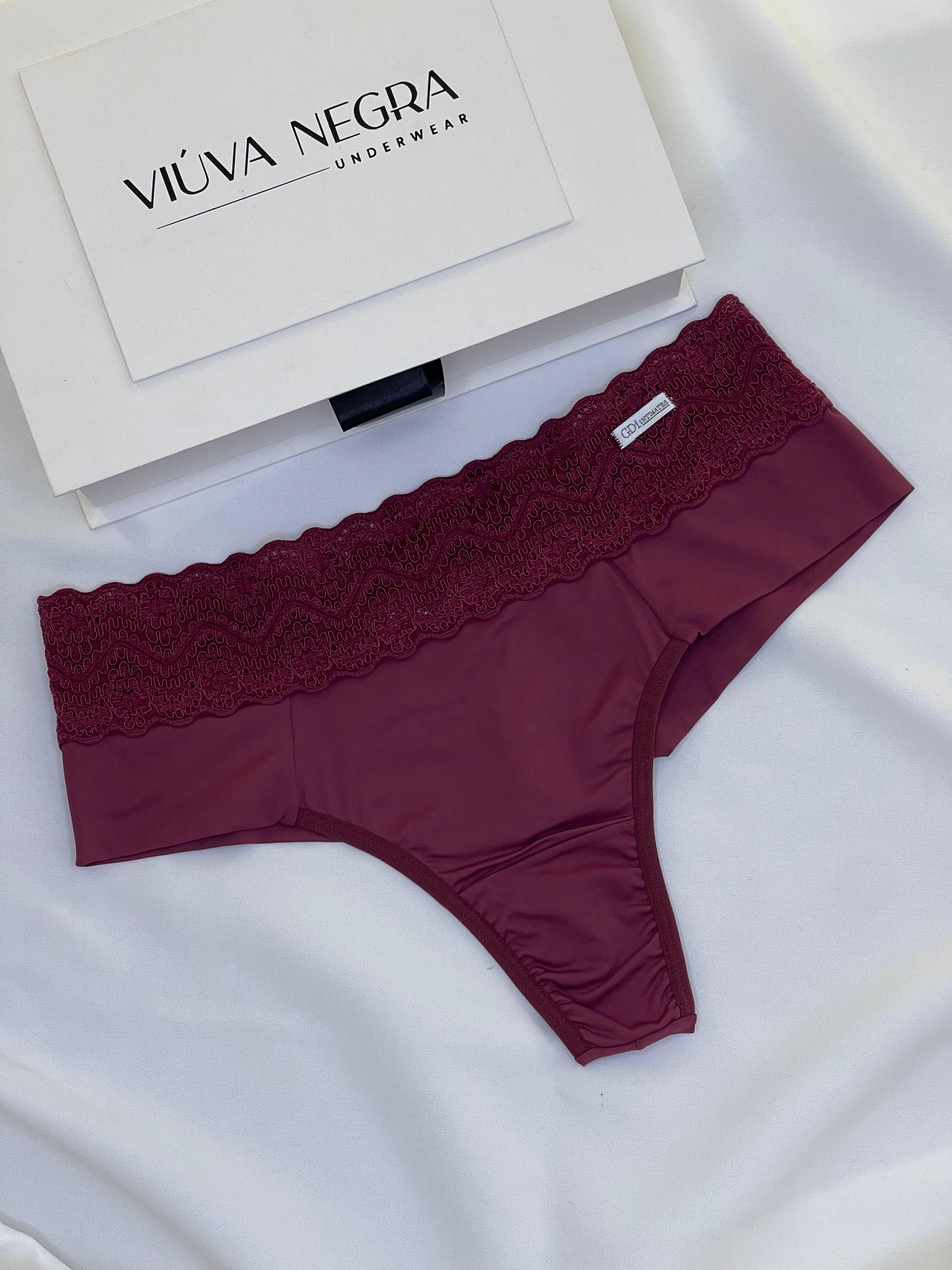 Calcinha GG - Lycra Cós Alto | Viúva Negra Underwear