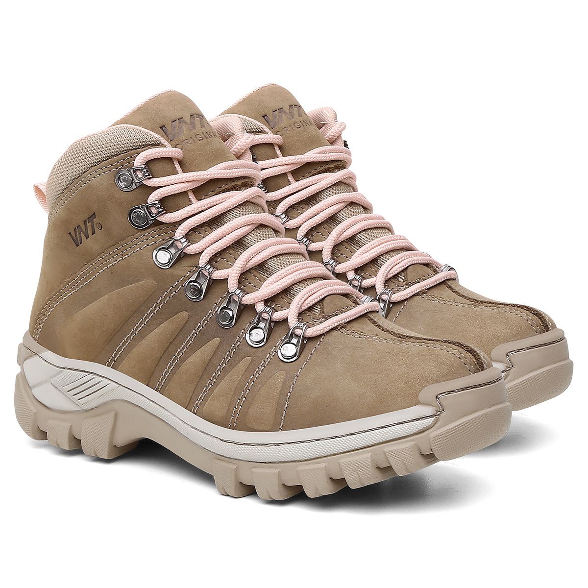 Bota-Feminina-Nobuck-Bege | VNTBOOTS