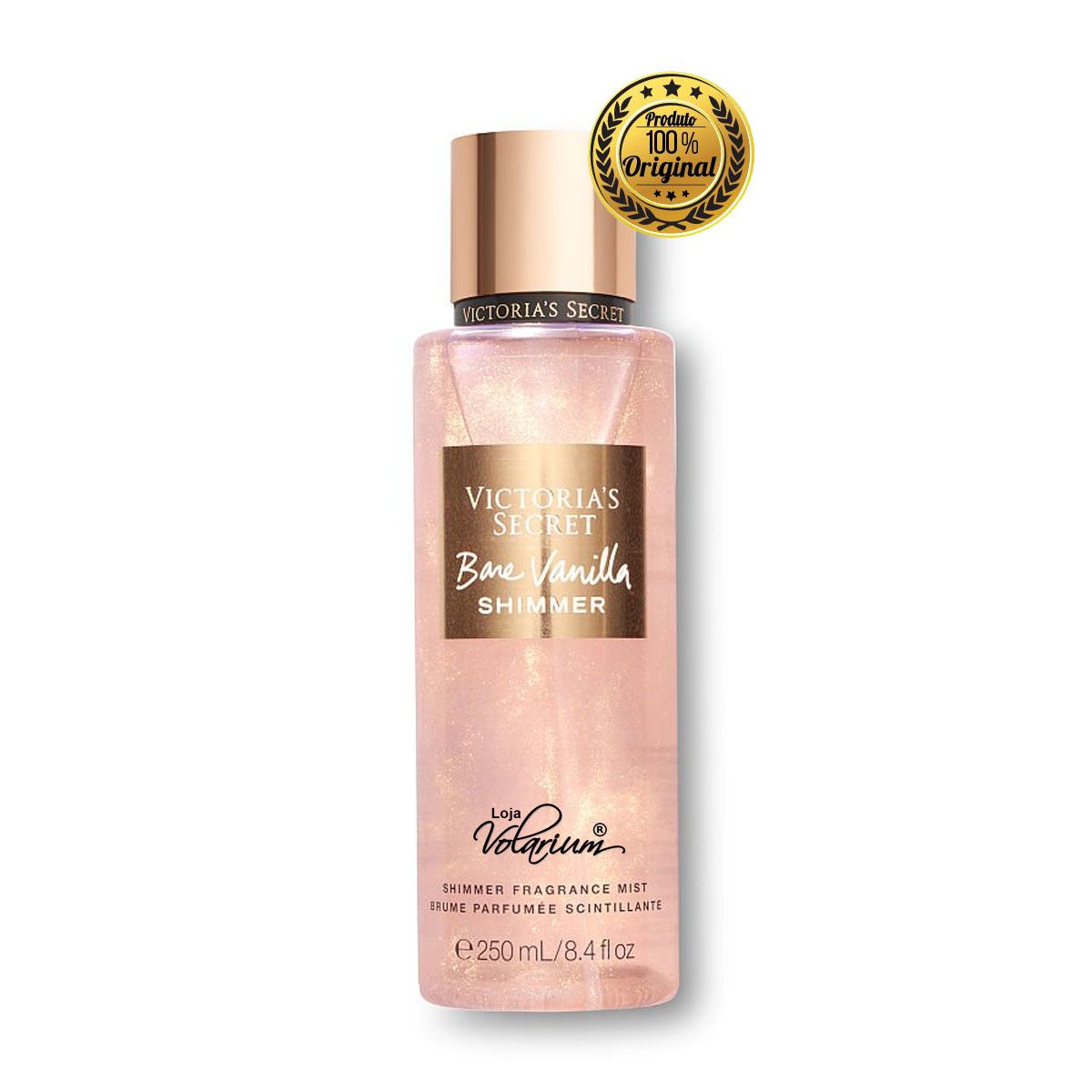 COLONIA BODY SPLASH BARE VANILLA SHIMMER VICTORIA SECRET ORIGINAL | LOJA VOLARIUM