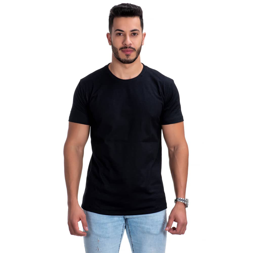 Camiseta Básica Premium Preta W2 (Masculina) | W2 STORE