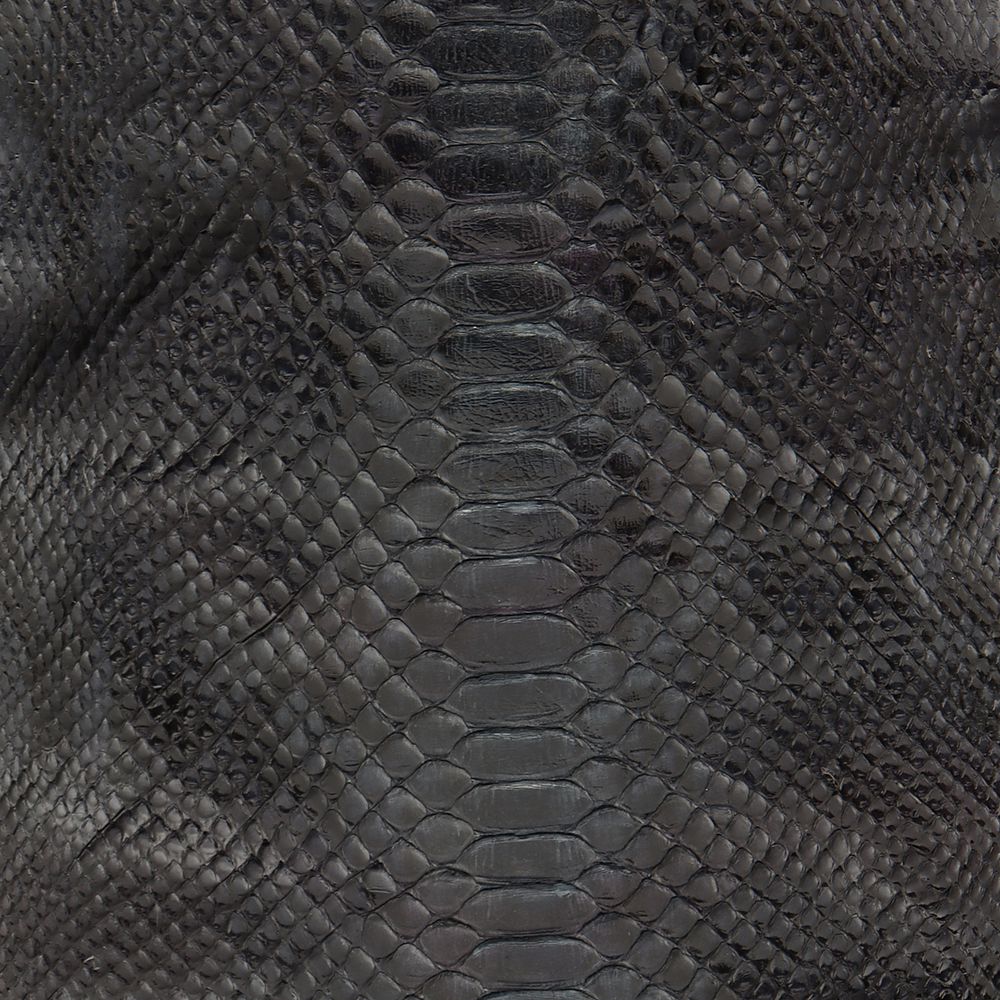 Couro de cobra acabado/curtido BC (Python reticulatus) - Preto - 36/39 ...