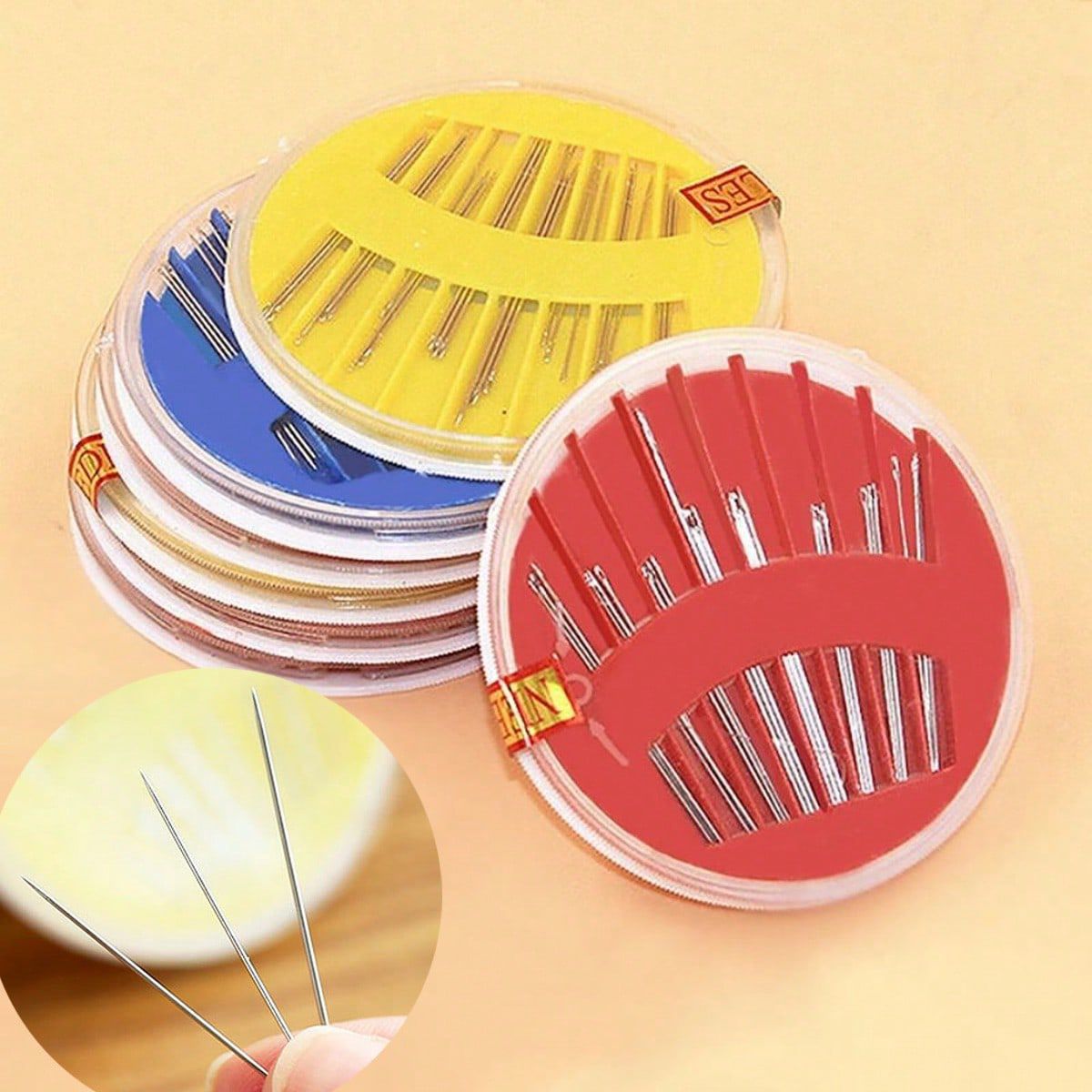 Kit Agulha Cartela com 25 Agulhas de Mão - Agulheiro – Tamanhos ...