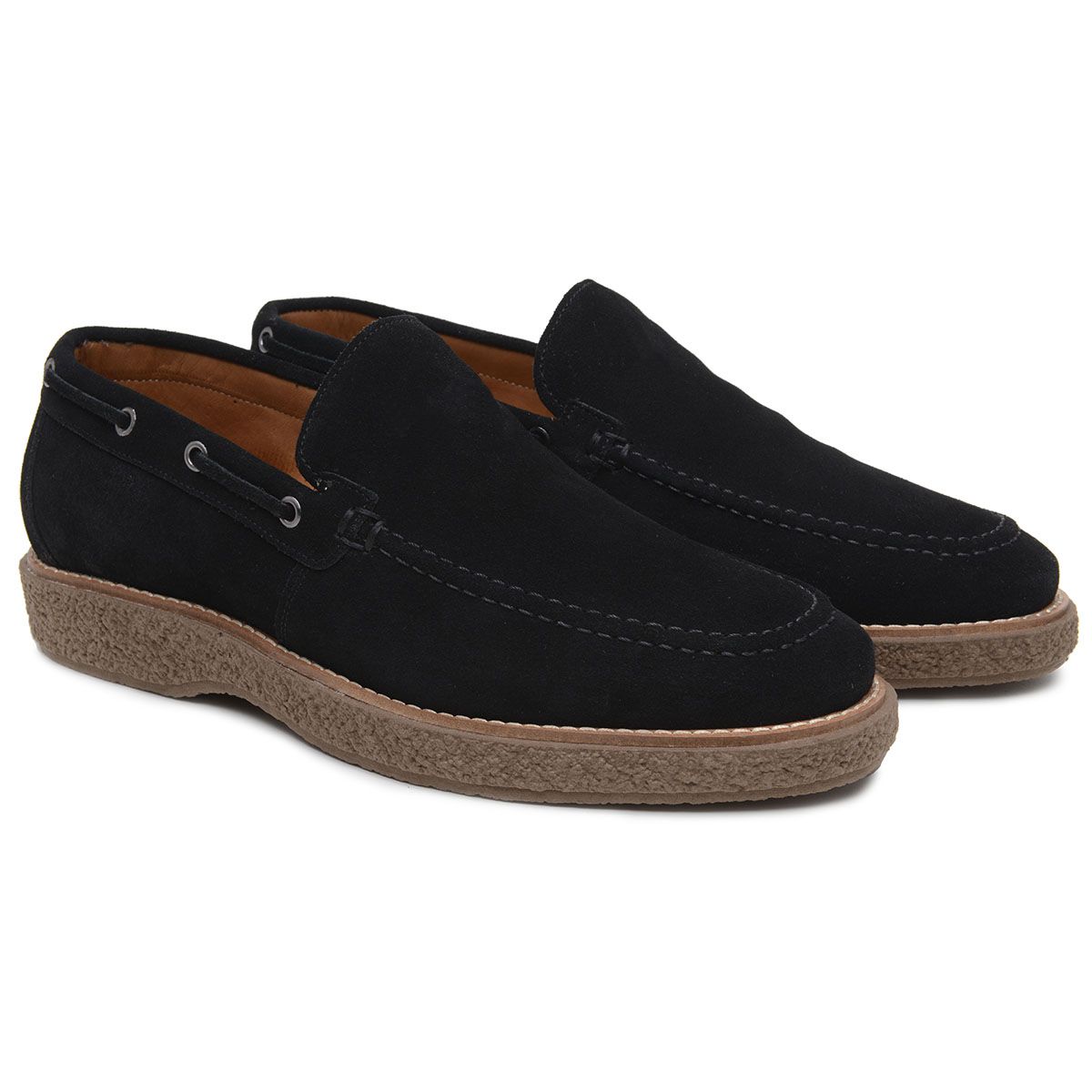 Sapato Masculino Sider ZOOE Camurça Preto - Turunelli Calçados