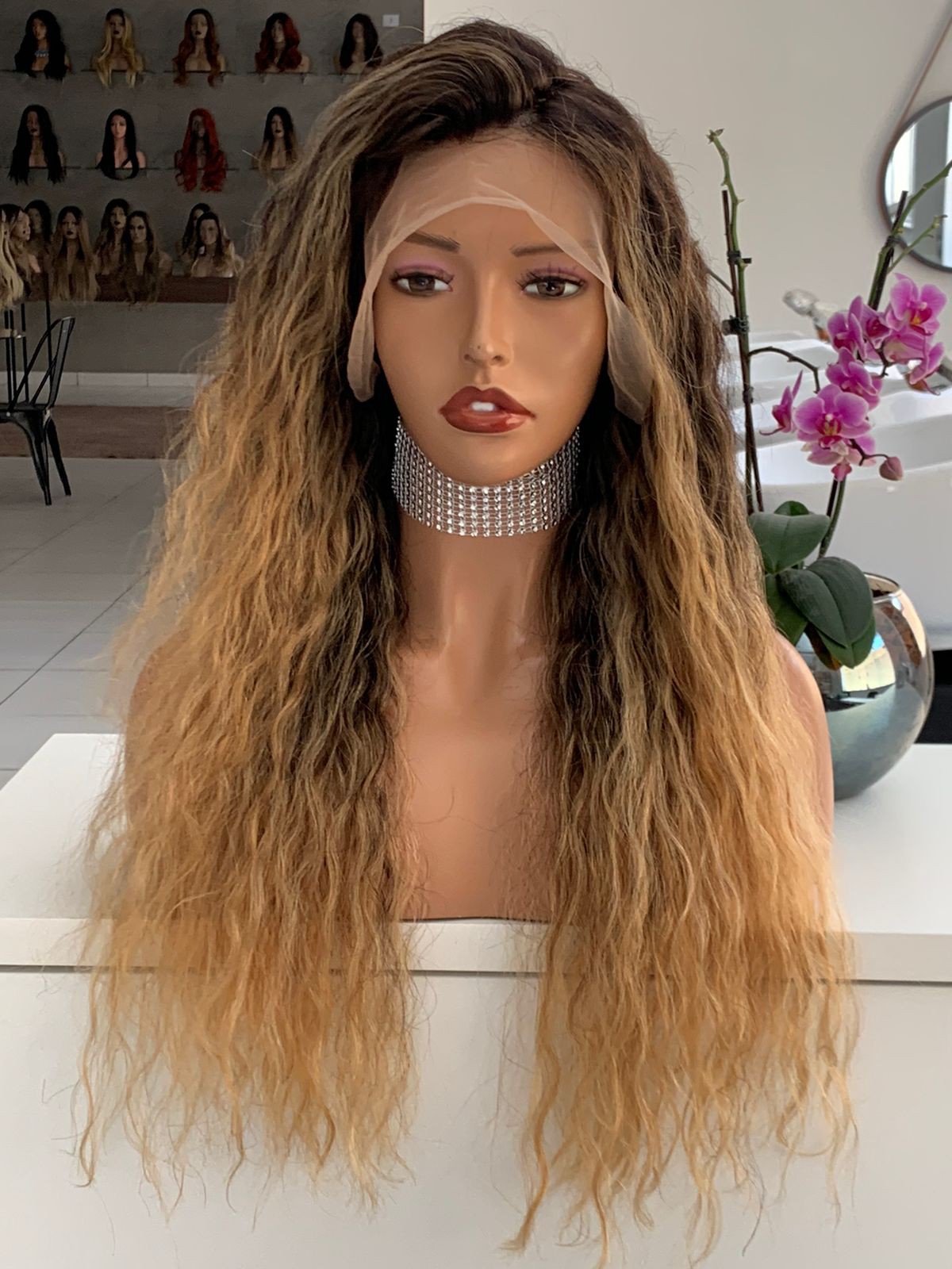 Lace de cabelo natural cacheada | HAIR PERUCAS BRASIL