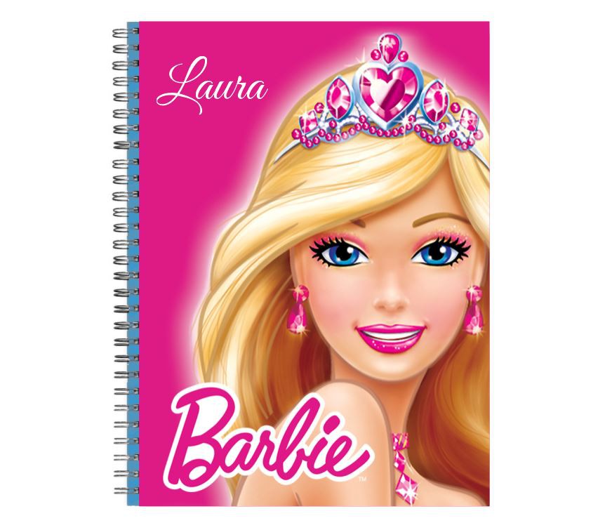 Adesivo Caderno Barbie | KREATIVEADESIVOS