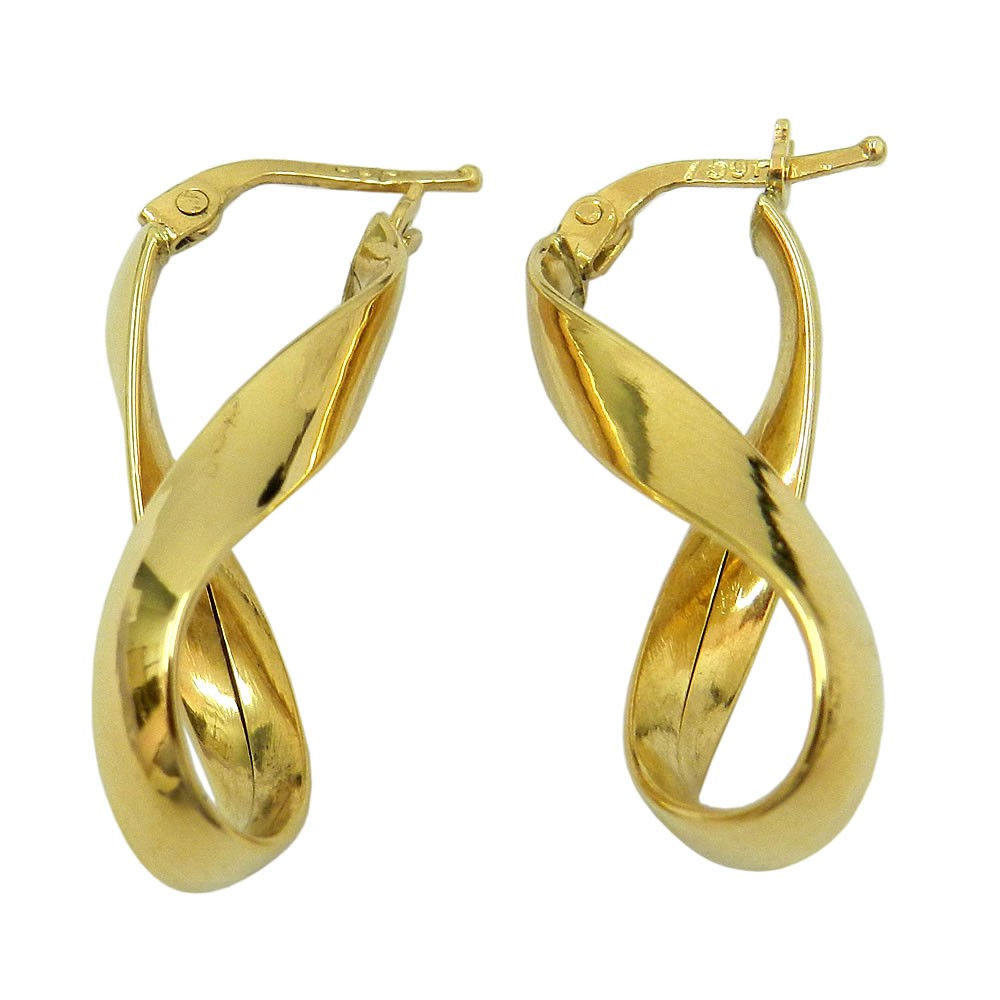 Argola Feminina em Ouro 18K 0,750 | RDJ JÓIAS