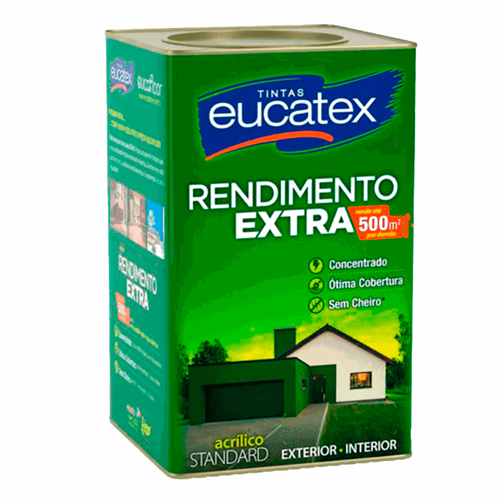 Tinta Branca Rende Extra Eucatex 18L | Belacor Tintas
