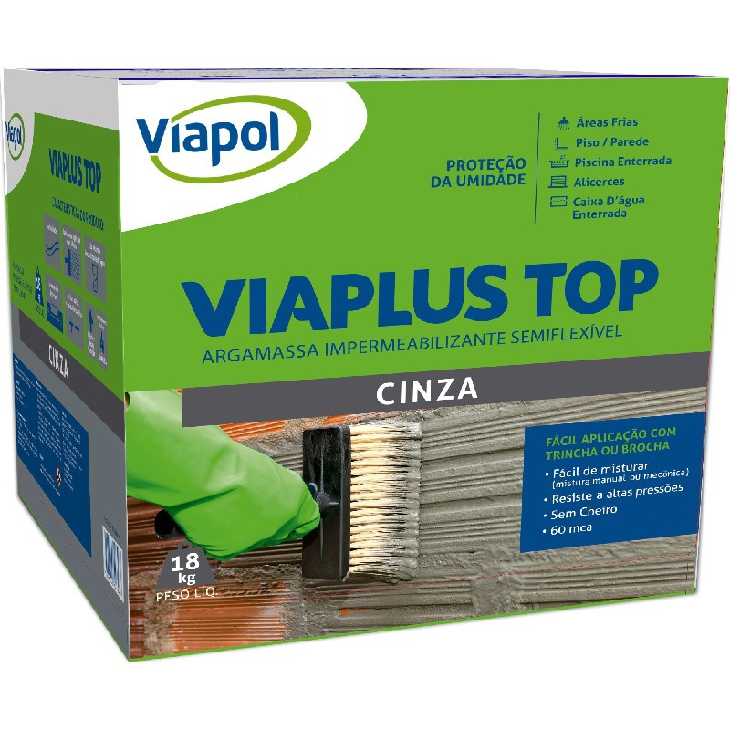 Impermeabilizante Viaplus Top Viapol Cx. 18kg | Belacor Tintas