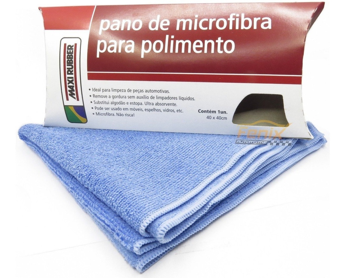 Pano de Microfibra para Polimento 40x40cm - Maxi Rubber | CONSTRUTINTAS