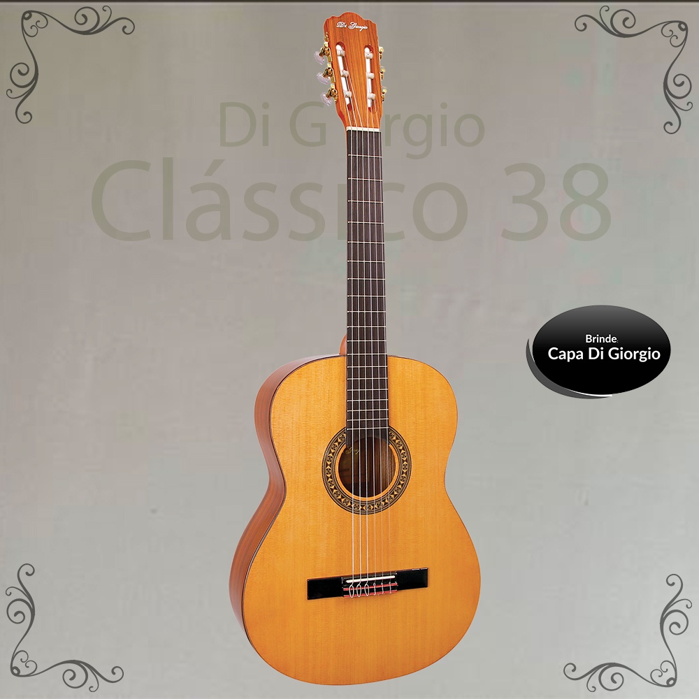 Violão CLÁSSICO 38 Acústico e Cordas de Nylon | DI GIORGIO Violões ...