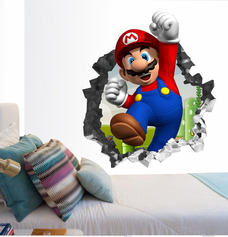 Adesivo Parede Super Mario Bros | KREATIVEADESIVOS