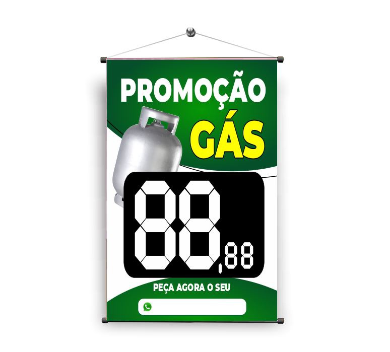 Banner Gás | KREATIVEADESIVOS