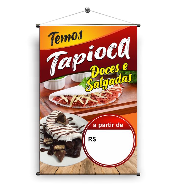 Banner Tapioca | KREATIVEADESIVOS