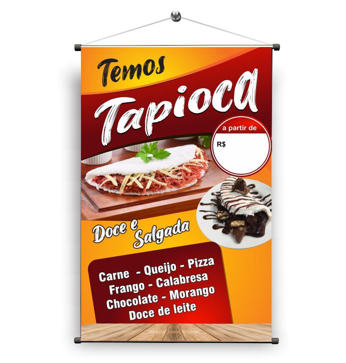 Banner Tapioca | KREATIVEADESIVOS