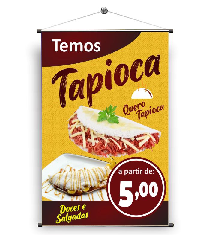 Banner Tapioca | KREATIVEADESIVOS