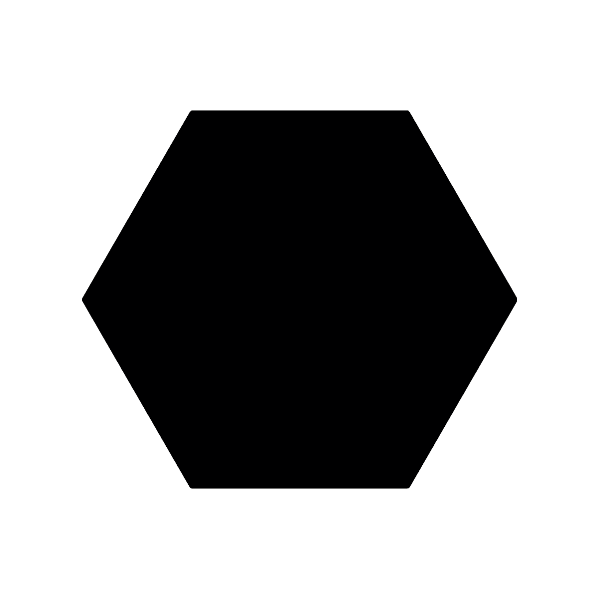 Revestimento Ceral Hexagonal Black - Loja Gomes