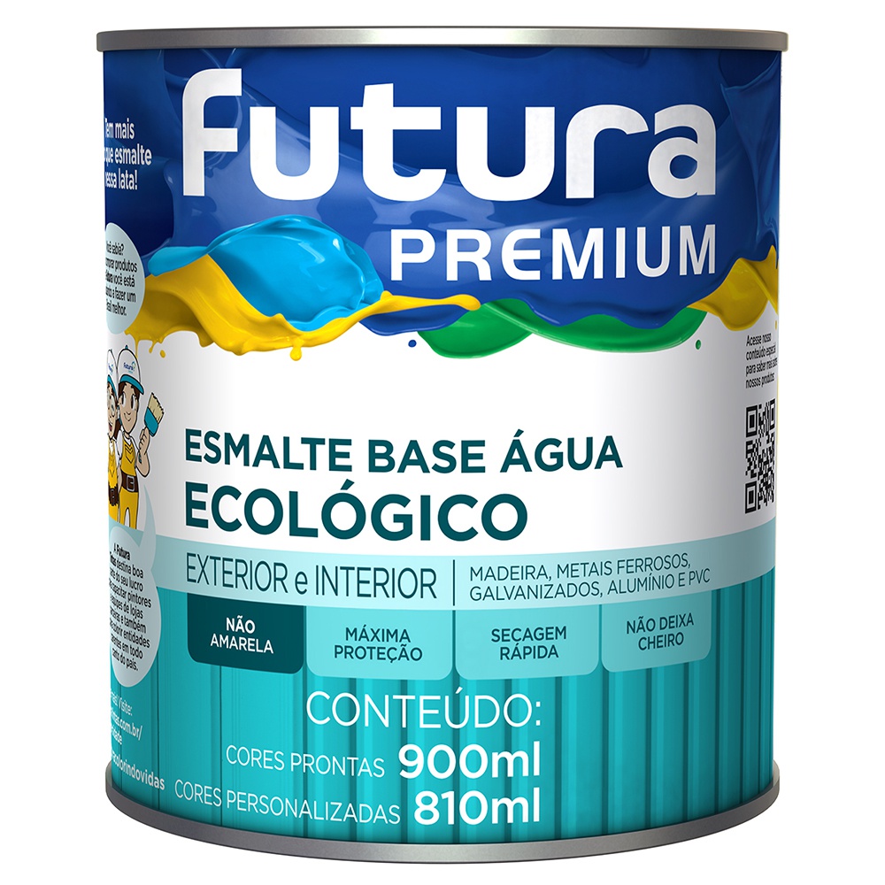 Esmalte Base Água Ecológico Brilhante Futura | Marquezim Tintas