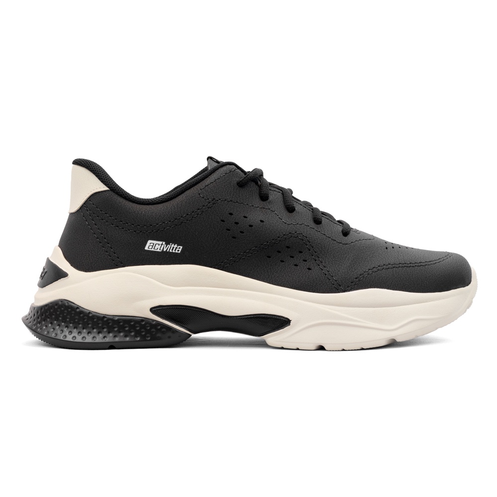 Tênis Actvitta Masculino Confortável - Preto | Ponto A Shoes