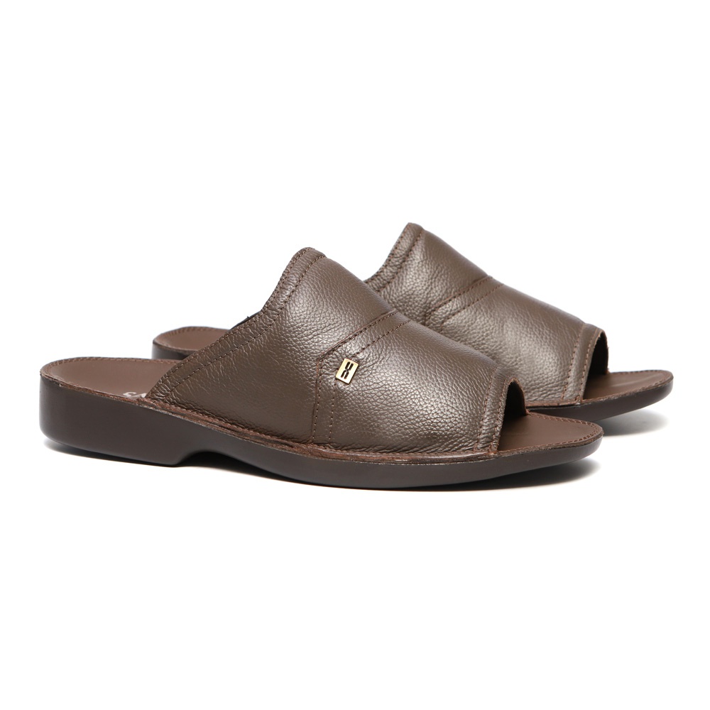 Sandália Masculina Tradicional Satiê Café Samello | SAMELLO