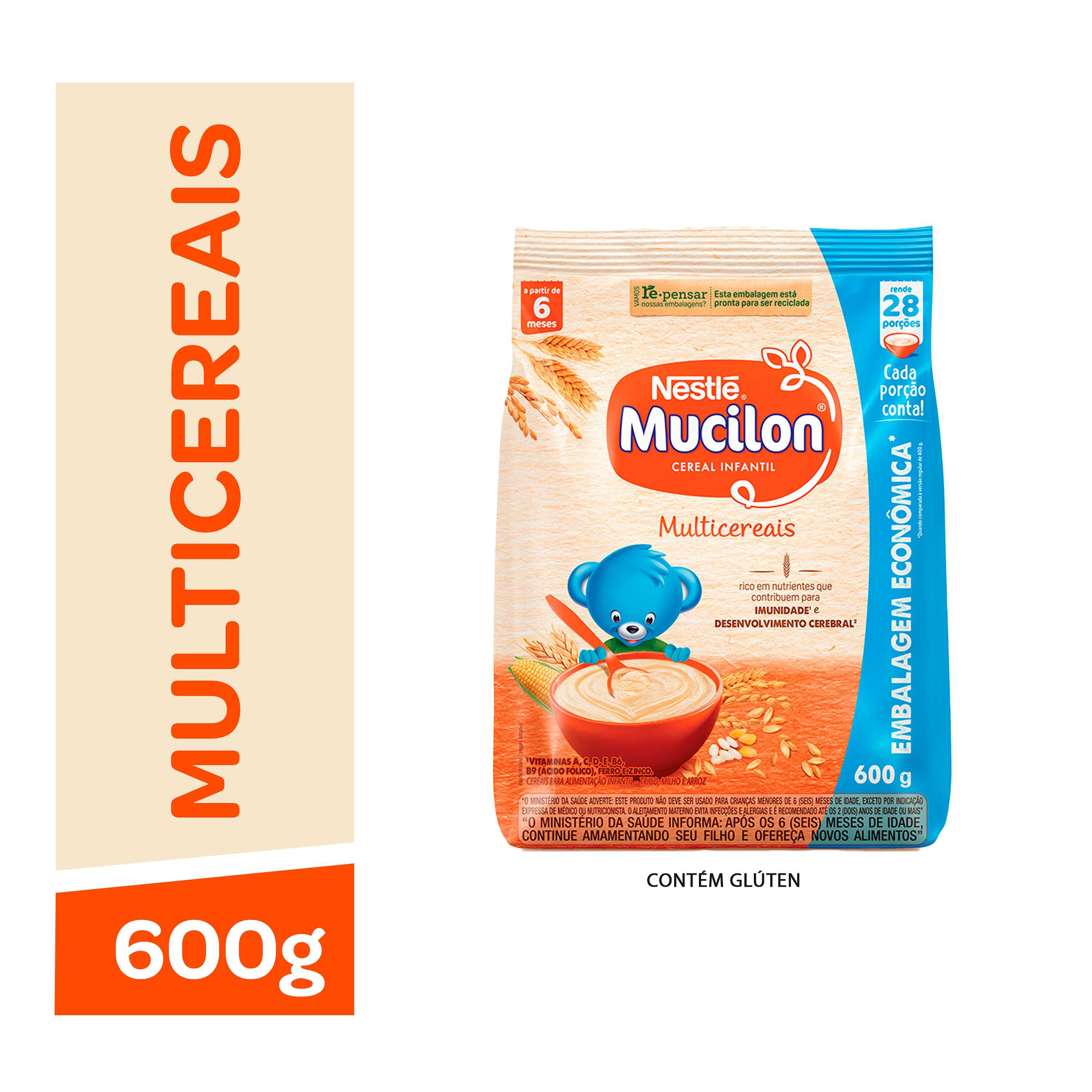 Cereal Infantil Mucilon Multicereais 600g | Day 2 Day