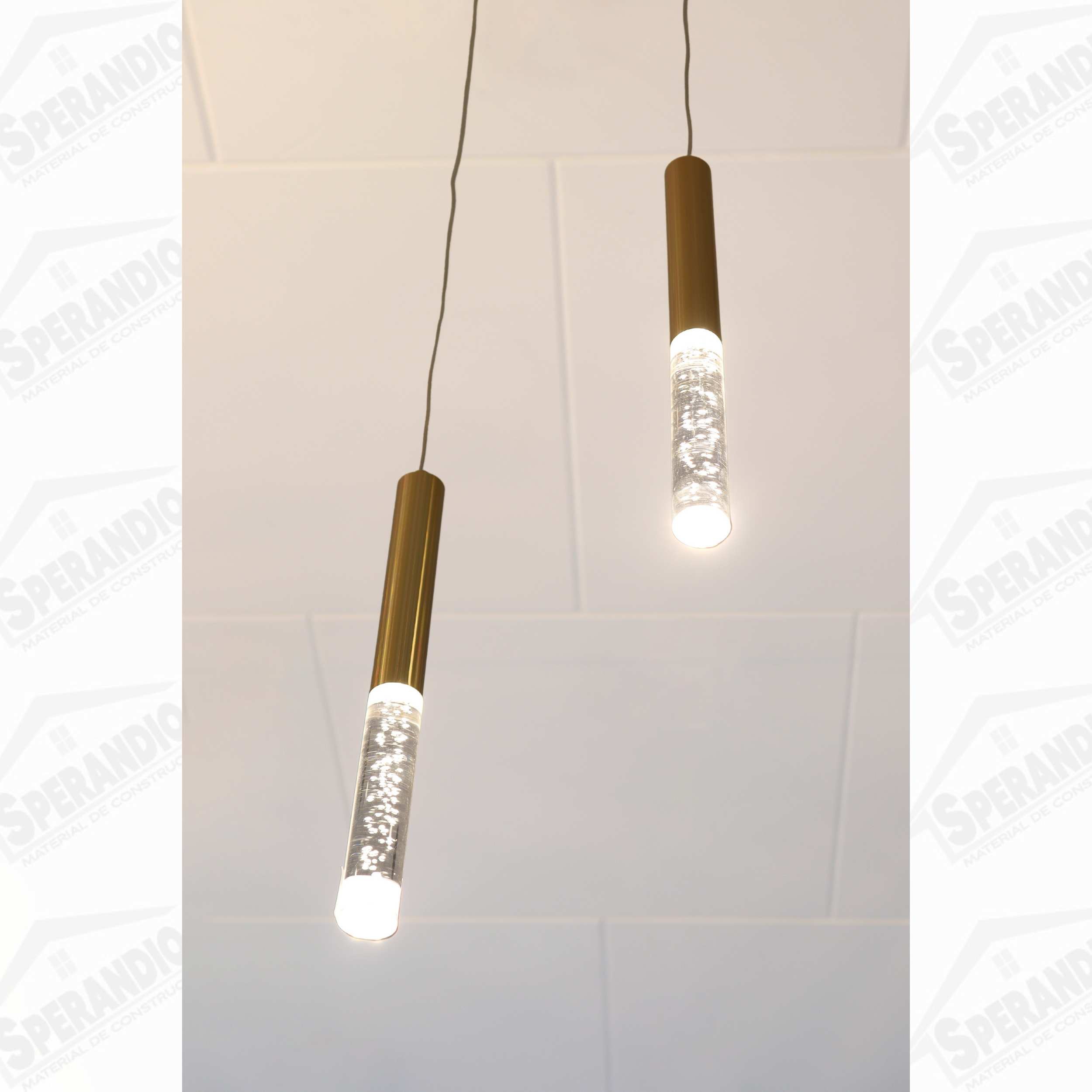 CONJUNTO DE PENDENTES LED CRATERIS DOURADO ASTRALED | Sperandio