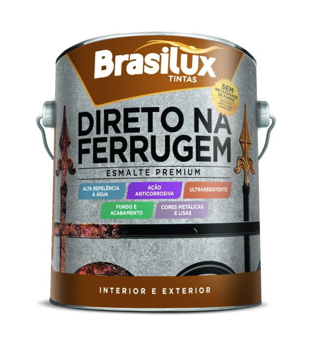 ESMALTE DIRETO NA FERRUGEM OURO ANTIGO BRASILUX GL | TOTAL TINTAS ...