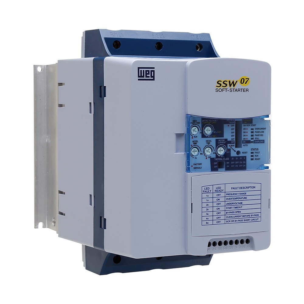 Chave De Partida Soft Starter Weg 30a Ssw07 220/575v S/ Ihm | MAQPART