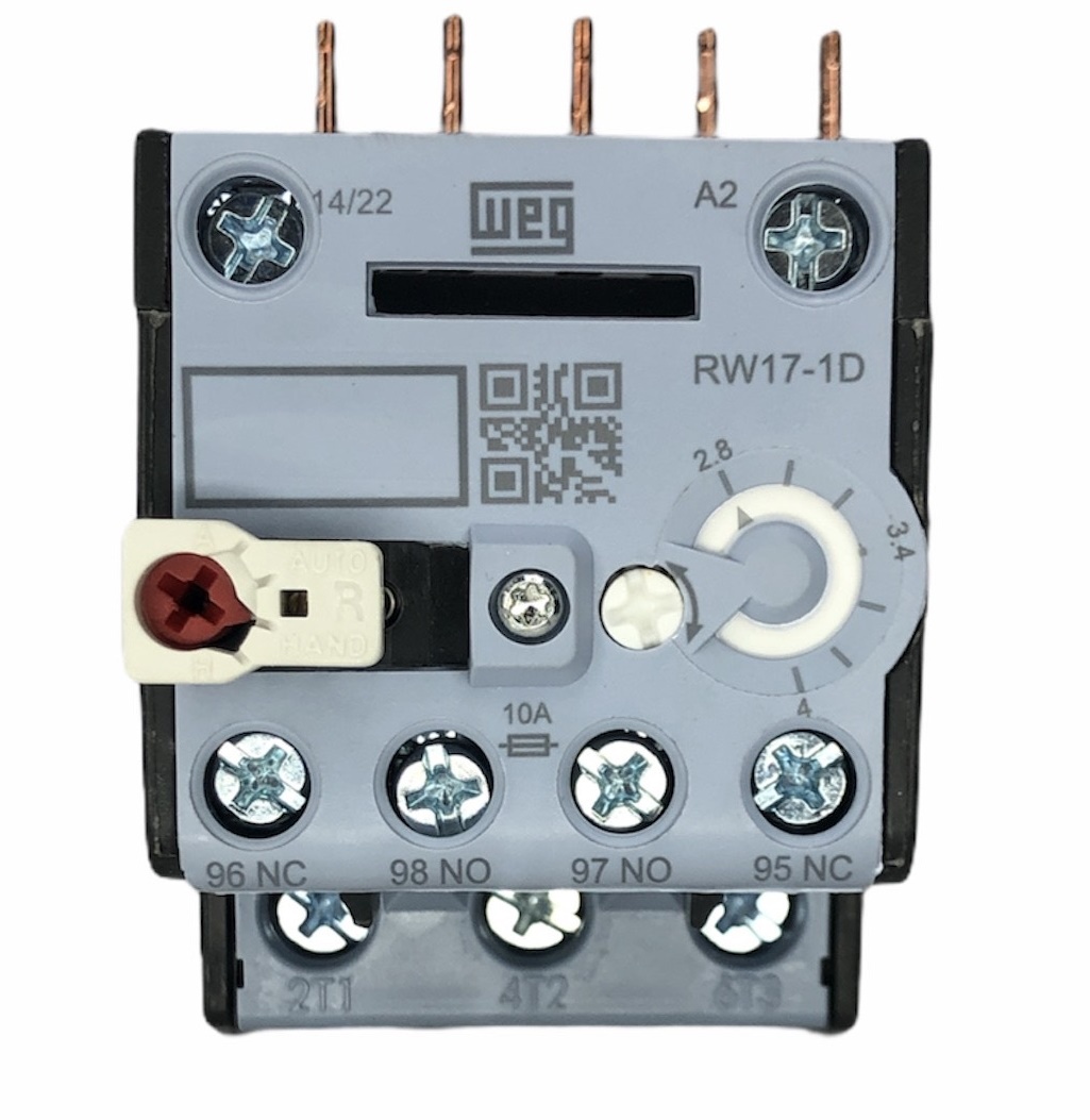 Rele De Sobrecarga Mini 2.8-4a Weg Rw17-1d3-d012 | MAQPART
