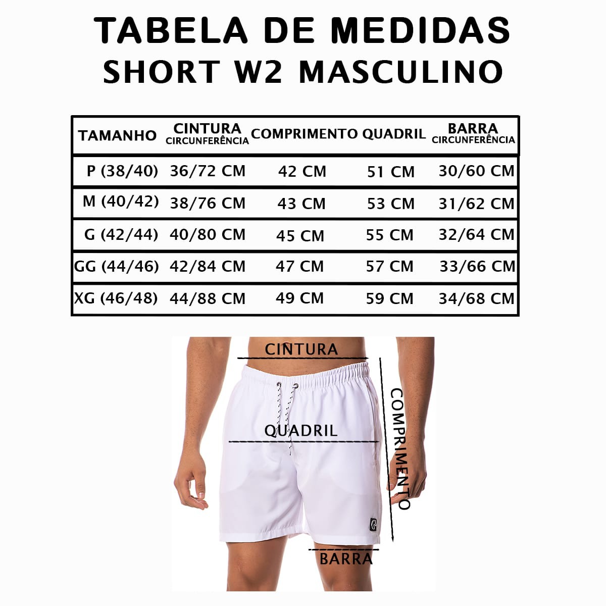 Short Verticais Azuis e Vermelhas W2 (Masculino) | W2 STORE