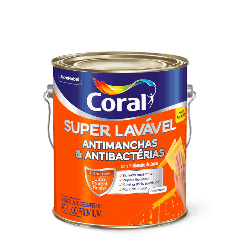Super lavável 3,6L Coral | Alpha Tintas