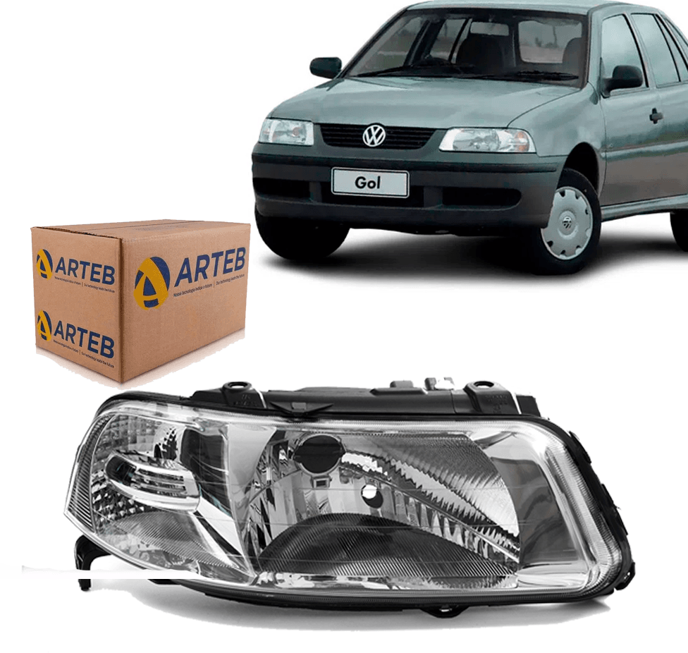 Farol Gol, Parati e Saveiro G3 1999 á 2004 - Simples S/ Cupula - ARTEB ...