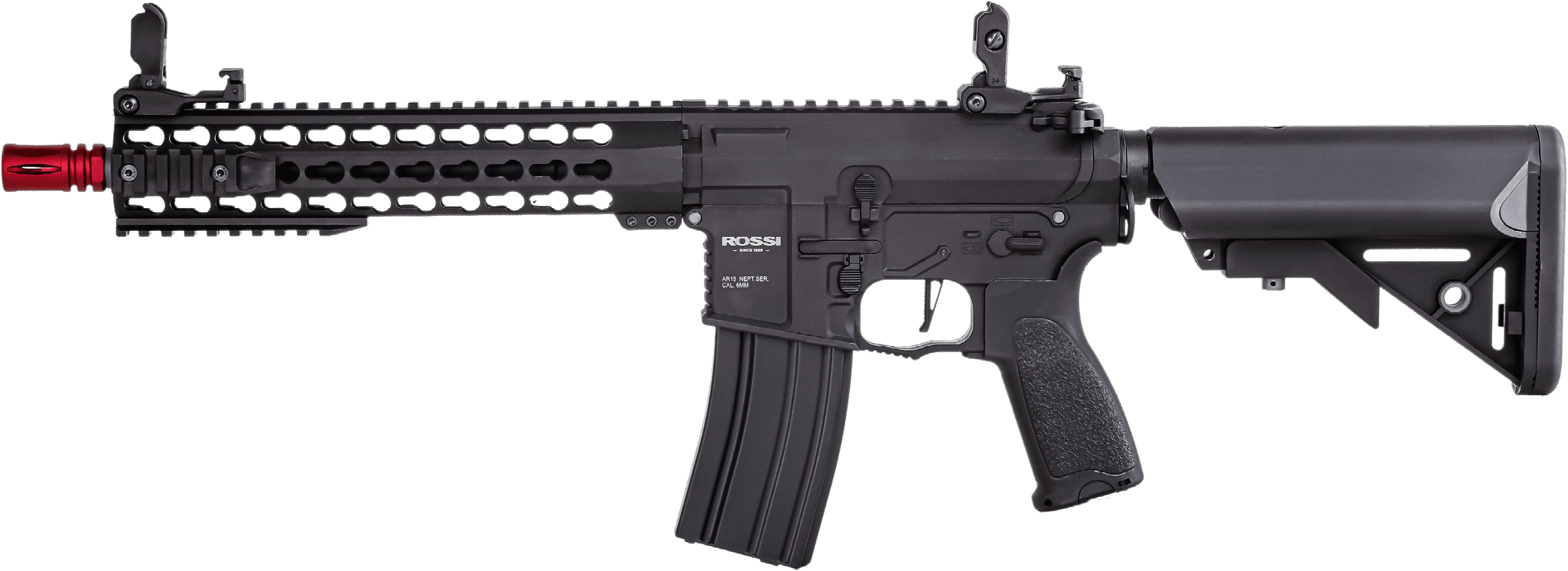 Rifle de Airsoft Elétrico Rossi AR15 Neptune 10 Short - Airsoft e Armas ...